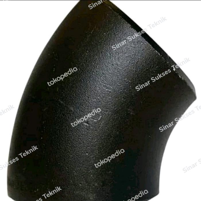 Jual Elbow Las Besi SCH40 6" Inch / Elbow Las Carbon Steel 45 Derajat ...