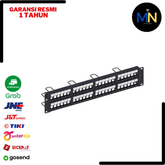 Jual AMP COMMSCOPE 760237041 Blank Patch Panel 48 port Unloaded ...