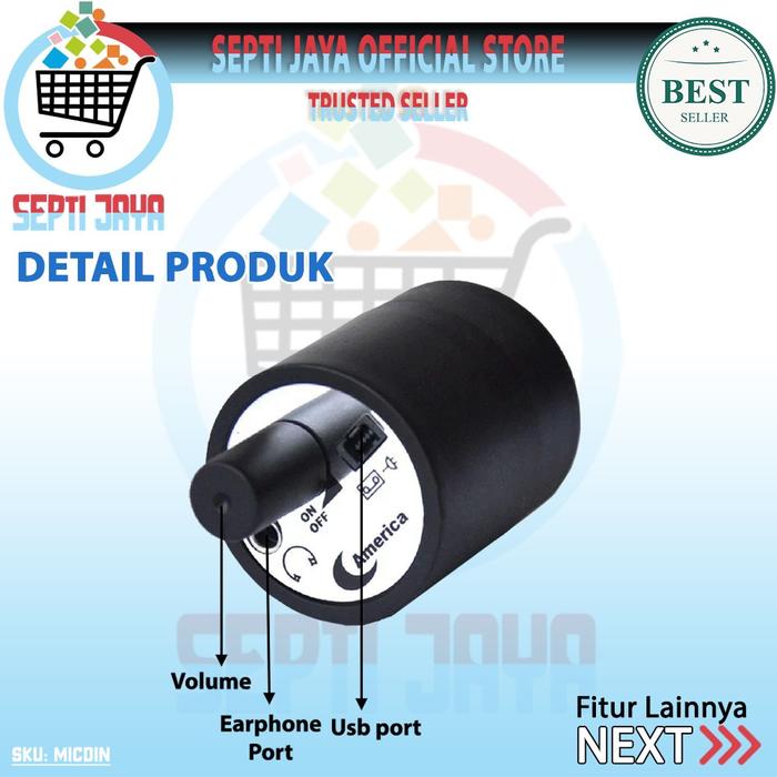 Jual Mini Spy Bug Wall Home Microphone Alat Pendengar Suara Tembus ...