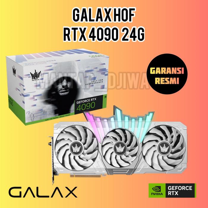 Jual Galax GeForce RTX 4090 / RTX4090 HOF / Hall Of Fame 24G - New ...