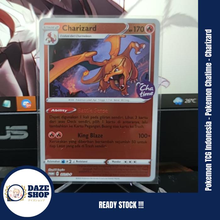 Jual Pokemon TCG Indonesia - Pokemon Chatime - Charizard - Kota Bekasi ...