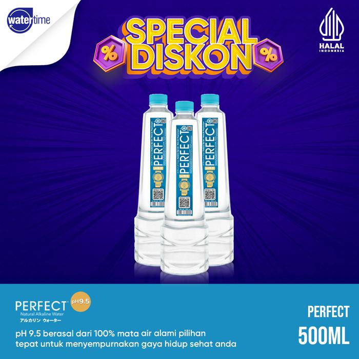 Promo Perfect Alkaline Water 500 ml PH 9,5 paket 3 karton - Jakarta ...