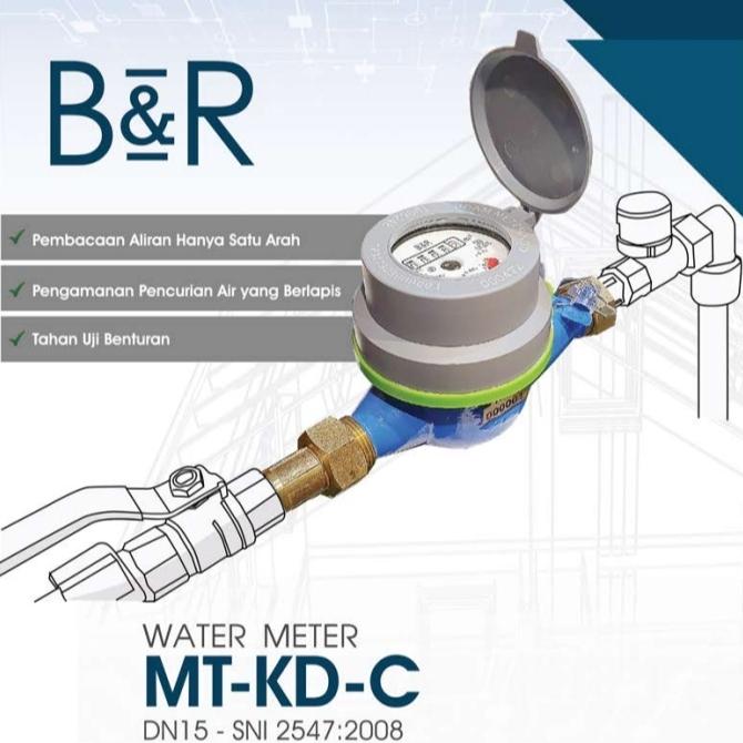 Jual WATER METER 1/2 Inch B&R SNI (Tera) - Kab. Bekasi - Multi Daya ...