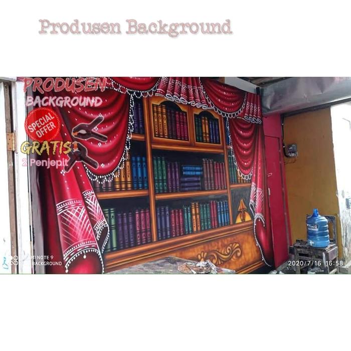 Jual Kain Backdrop Back Ground Foto. background wisuda 3x6m - Motif 8 ...