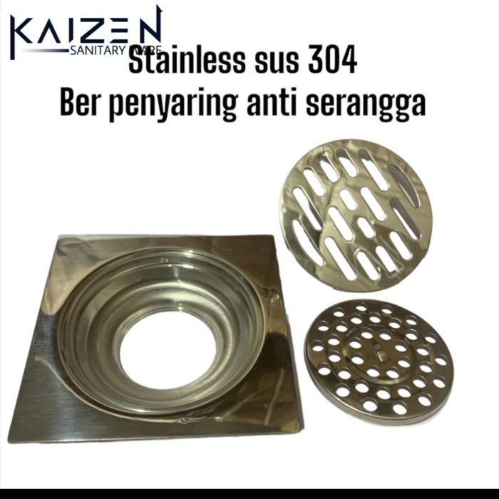 Promo floor drain stainless SUS 304 ANTI SERANGGA model toto & Wasser - Jakarta Pusat - KAIZEN ...
