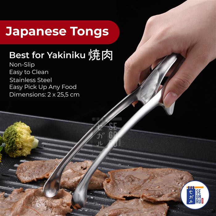 Jual Capitan Japanese Yakiniku Korean Barbeque BBQ Jepitan Stainless ...