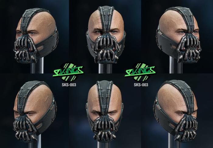 Jual Hot Toys Bane Head Sculpt Bane by S.King 1:6 Scale OriginaL - Kota ...