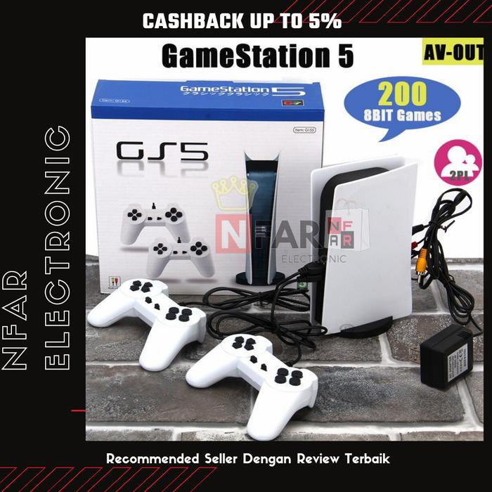 Jual GS5 Console Gamestation 5 Video Game Console USB Wired Retro 200 Game - Jakarta Pusat ...