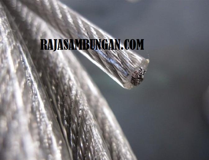 Jual Kawat Seling 2 mm Lapis Selang Wire Rope Sling Tali Jemuran Besi ...
