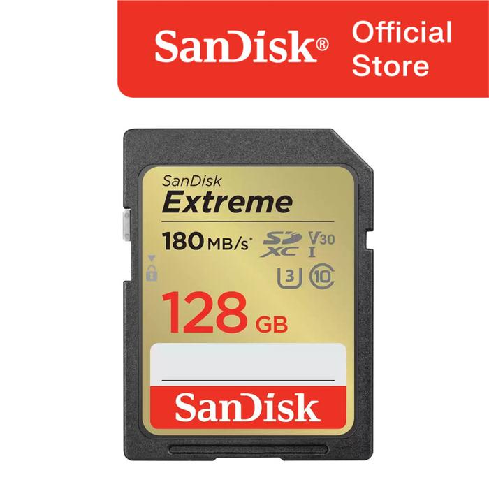 Promo SanDisk Extreme SDXC Card 128GB 180MB/s UHS-I U3 V30 4K UHD - Jakarta Pusat - SanDisk ...