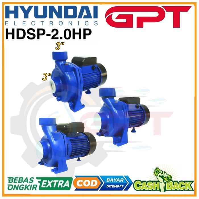 Jual Centrifugal pump Pompa sentrifugal HYUNDAI HDSP 2HP 3Phase 380V 2 ...