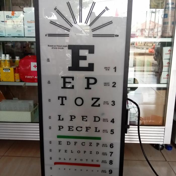 Jual snellen chart elektrik remote - Kota Bandar Lampung - Sudami Jaya ...
