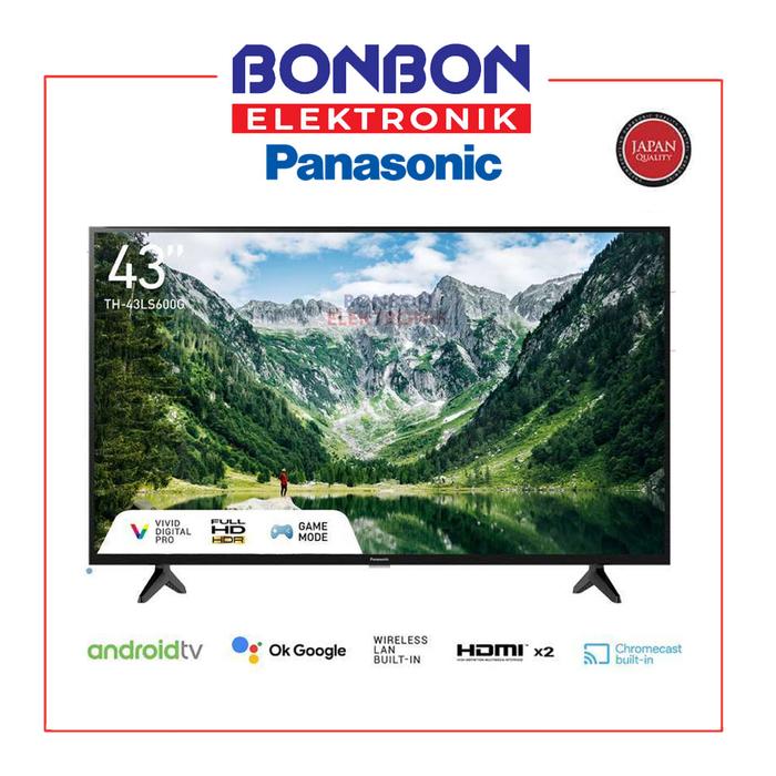 Promo Panasonic Android TV LED 43 Inch TH-43LS600G / 43LS600G Digital ...