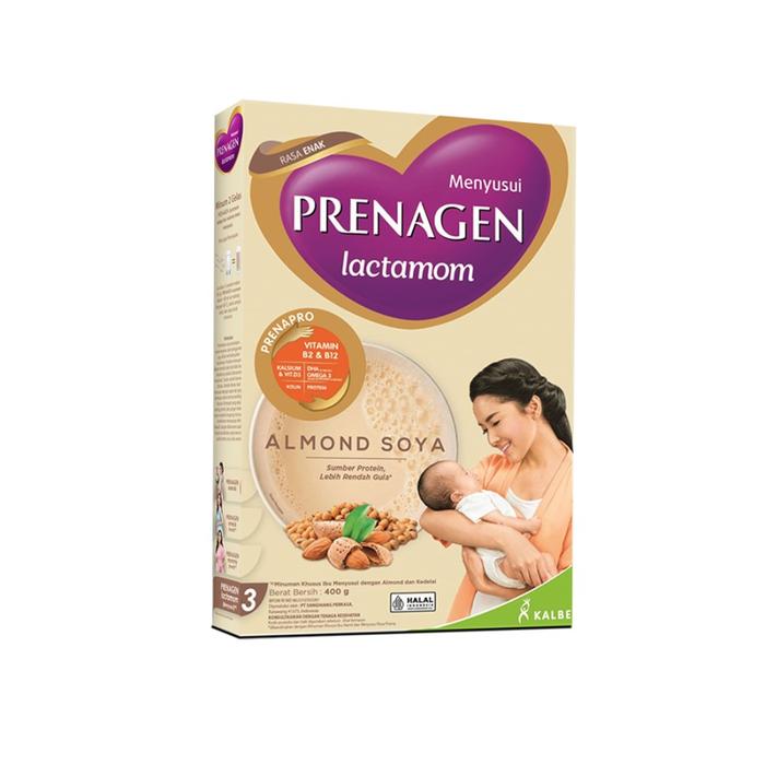 Jual Prenagen Lactamom Almond Soya 400 Gr - Susu Ibu Menyusui Di Seller ...