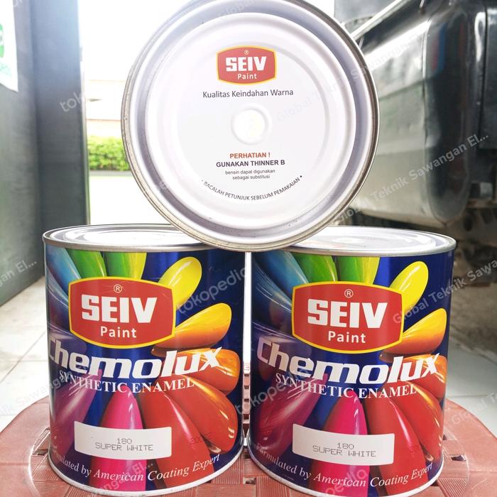 Jual SEIV Paint Cat Minyak Besi Kayu CHEMOLUX SYNTHETIC ENAMEL SUPER ...