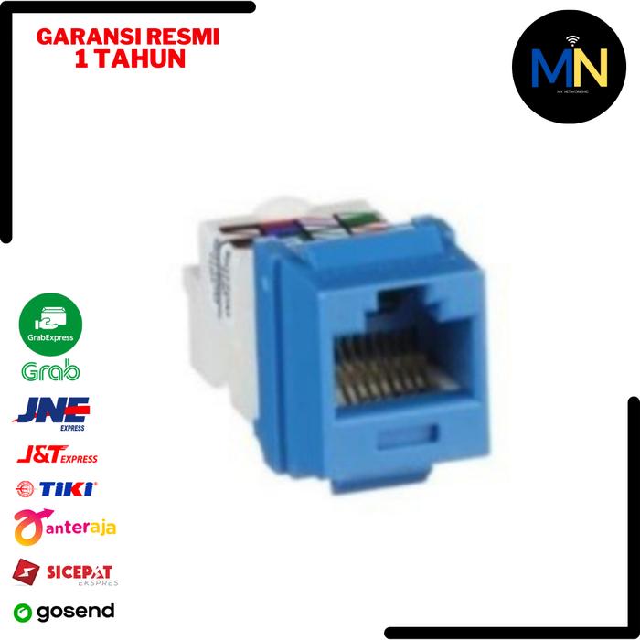 Jual Panduit Netkey Jack Module Cat 6 NK6TMBU Warna Biru - Jakarta ...