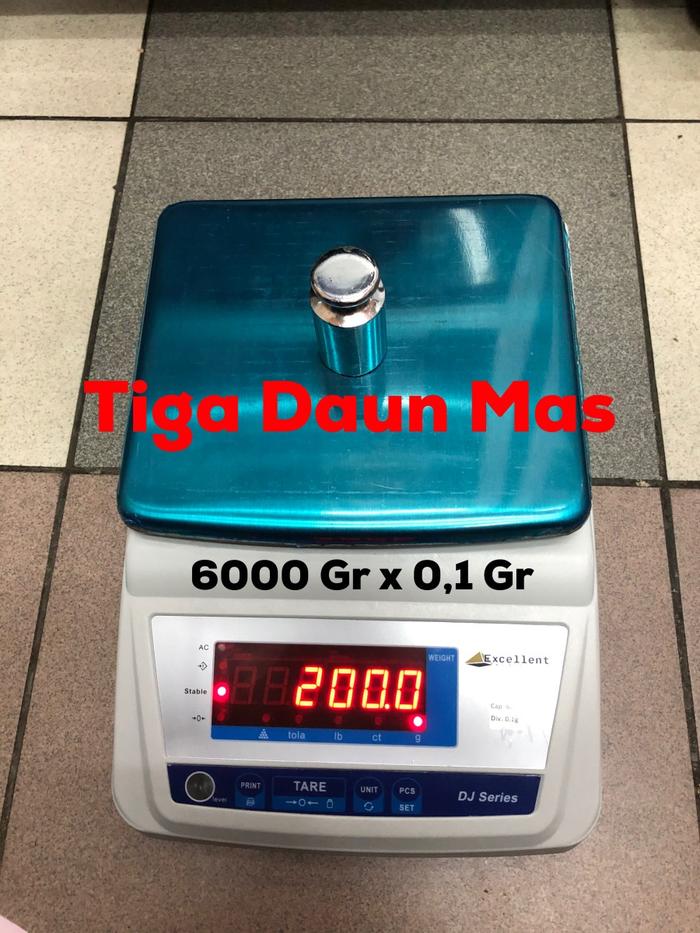Jual Timbangan digital Laboratorium / Timbangan analitik 6000 gr / 0,1 ...