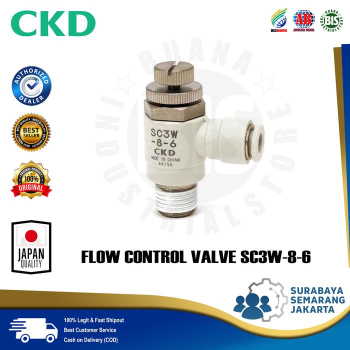 Jual CKD FLOW CONTROL VALVE SC3W-8-6 - Kota Surabaya - Buana Industrial ...