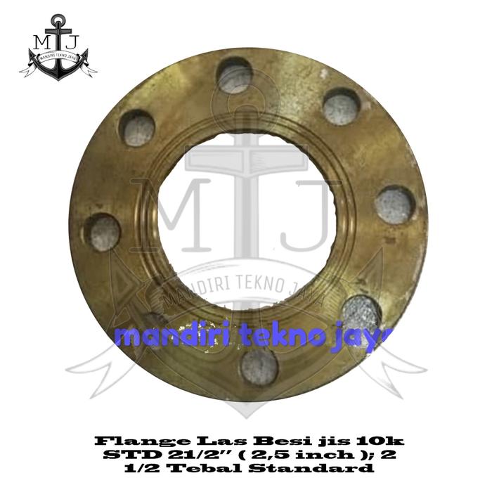 Jual Flange Las Besi jis 10k STD 21/2” ( 2,5 inch ); 2 1/2 Tebal ...