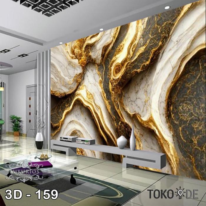 Jual Wallpaper Custom 3D Marble Wallpaper Dinding Marmer Wallpaper ...