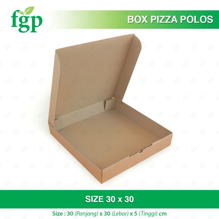 Jual PIZZA BOX POLOS 30x30x5 CM / KARDUS HAMPERS - Jakarta Barat - FOOD ...