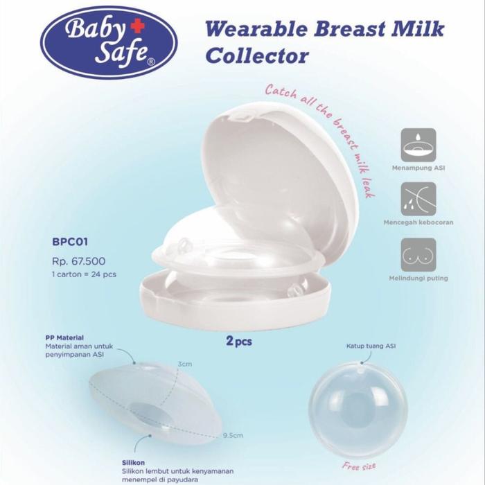 Jual Baby Safe Wearable Breastmilk Collector Bpc01 Beast Shield Ibu Di ...