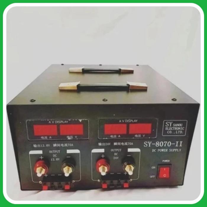 Jual Regulator Power Supply DC 70A Dual Output 13.8V-24V DC 70A SY-8070 ...