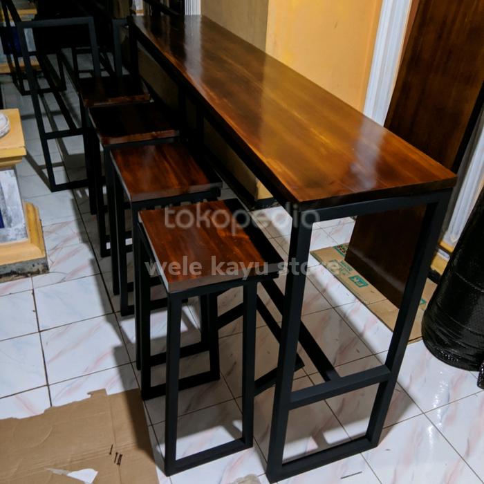 Jual meja mini bar minimalis / Meja Cafe 4 kursi - Kota Tangerang ...
