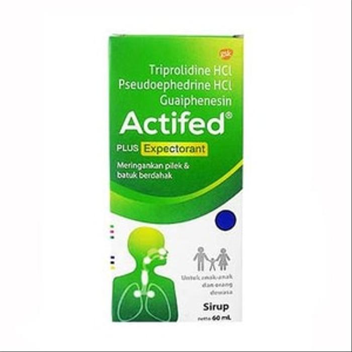 Jual Actifed Plus Expectorant Sirup 60 ml (Hijau) - Kota Tangerang ...