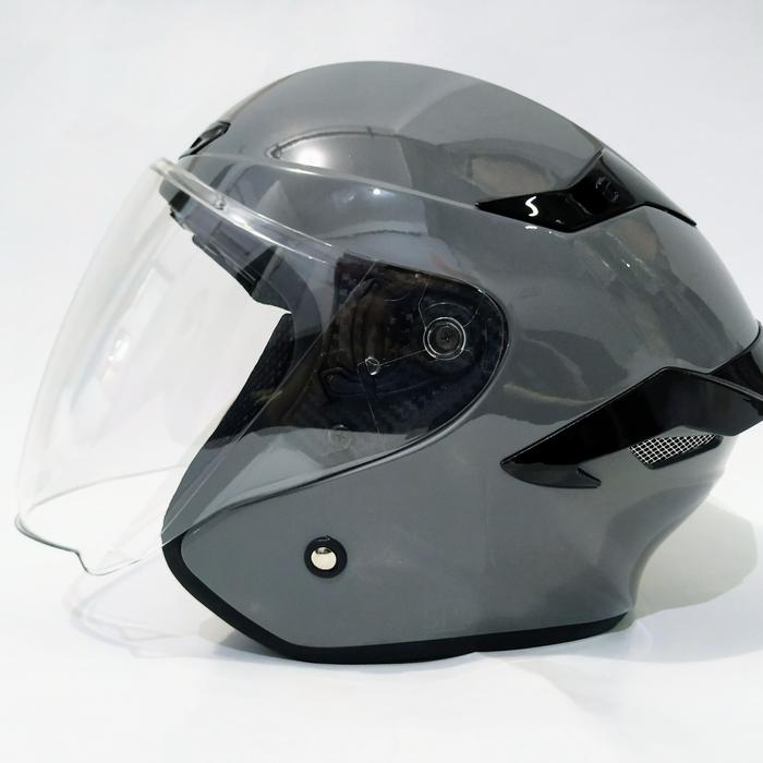 Jual HELM ARL TT COURSE GREY GORILLA GLOSSY HALF FACE SNI. - Jakarta ...