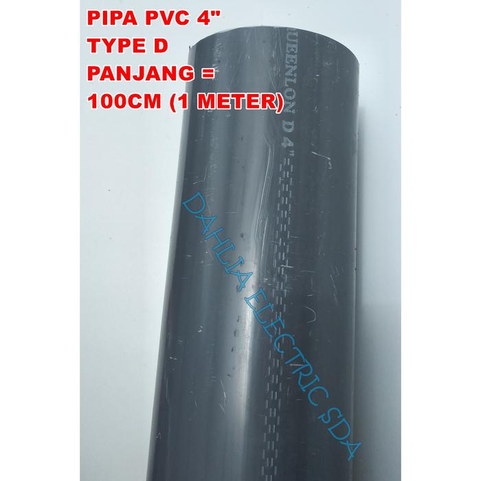 Jual PIPA PVC 4 INCH TYPE D PANJANG 1 METER - Kab. Sidoarjo - DAHLIA ...