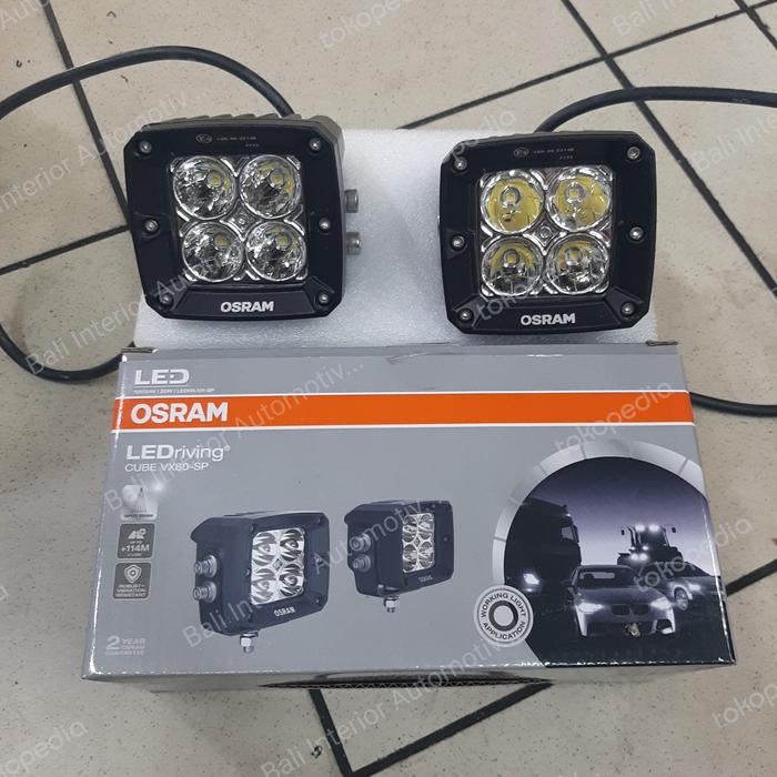 Jual Lampu Sorot Tembak LED Tambahan OSRAM CUBE VX80SP Original Ready ...