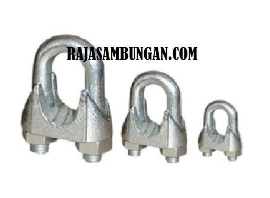 Jual Klem Seling 3 mm Kuku Macan Wire Rope Clip 1/8 inch Clamp Sling ...