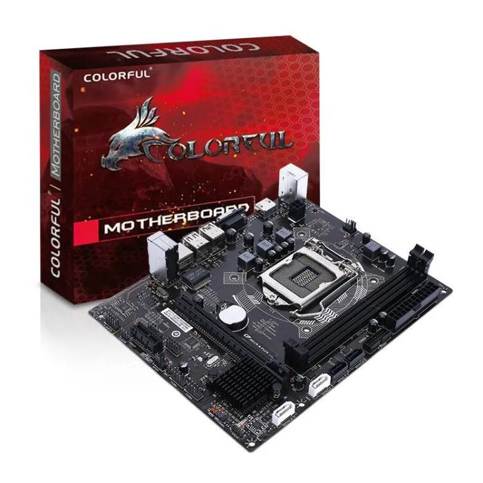 Jual Motherboard Colorful H81M-K PLUS V23B (LGA1150, H81, DDR3, USB3.0 ...