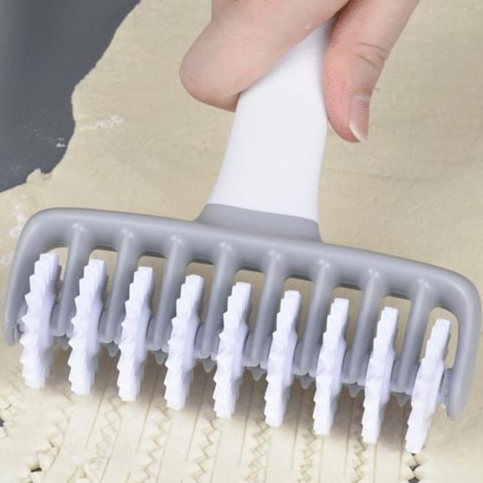 Jual Pie Roller Jaring Cutter Pizza Pastry Bread Pie Needle Combination ...