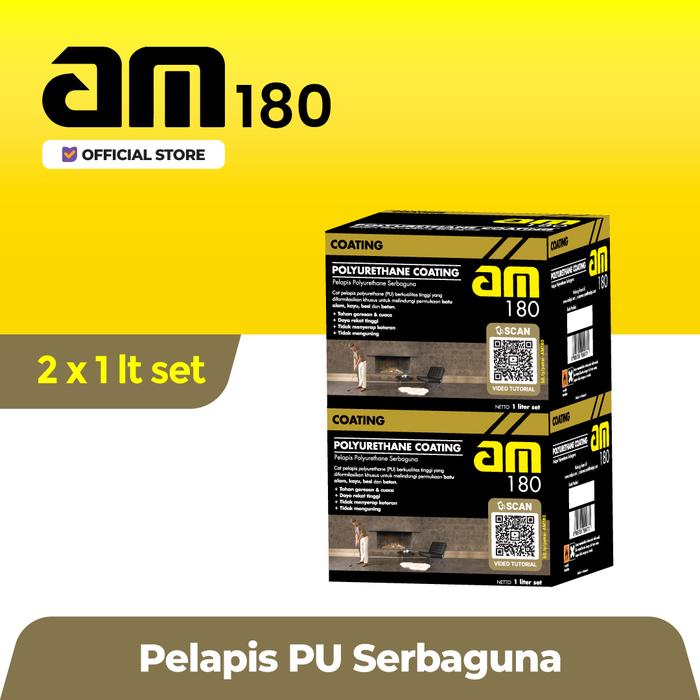 Promo Paket 2x - AM 180 Pelapis Lantai PU (Polyurethane) Floor Coating ...