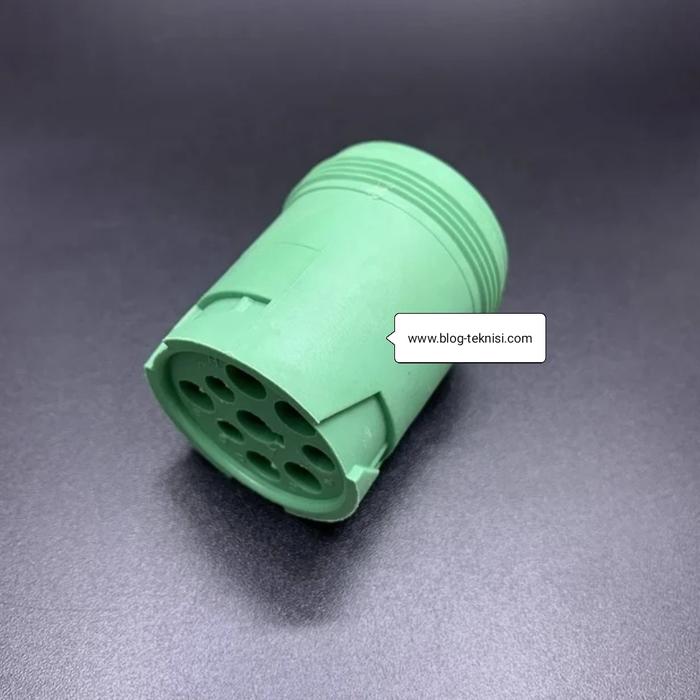 Jual HD14-9-1939P-P080 Green Round Male 9 Pin Diagnostic Connector ...