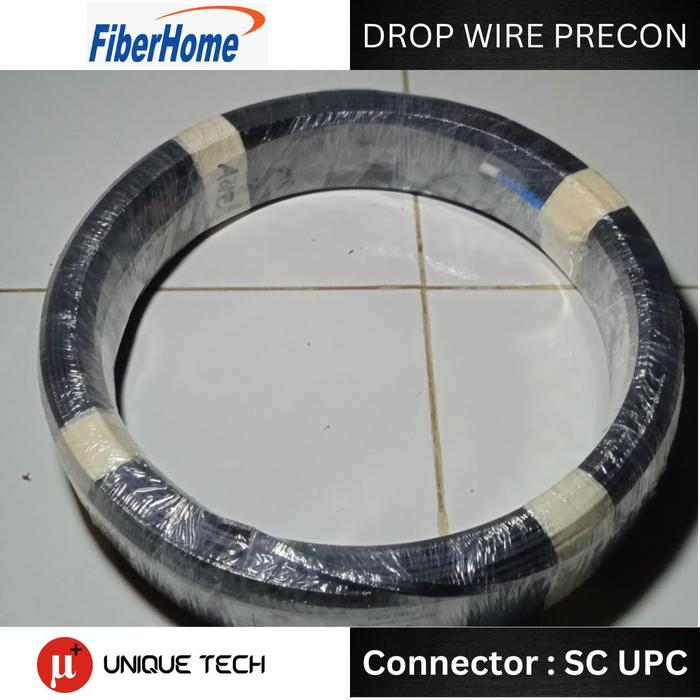 Jual DROP WIRE PRECON KABEL FIBER OPTIK 200 METER 1 CORE 200M SC UPC ...