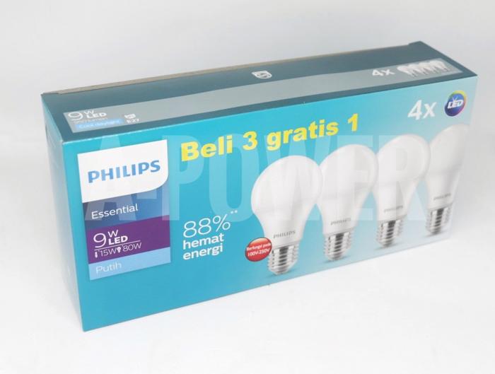 Jual Philips - Lampu LED Essential Multipack / Paket 5W, 7W, 9W, 11W ...