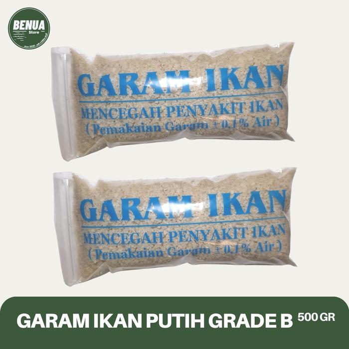 Jual Garam Ikan 500 Gram / Garam Obat Vitamin Ikan - Putih Grade B ...