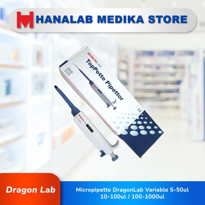 Jual Micropipette DragonLab Variable 5-50ul / 10-100ul / 100-1000ul - Kota Bekasi - Hanalab ...