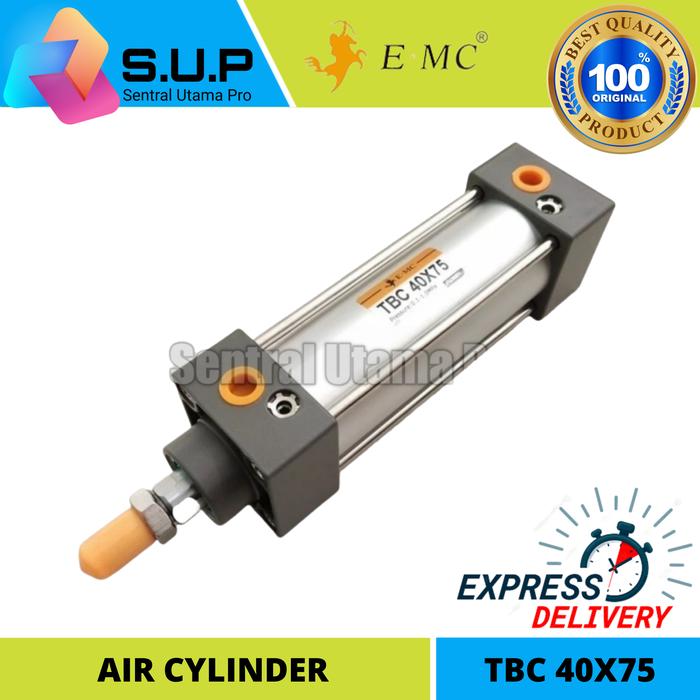Jual AIR CYLINDER TBC-40-75 / EMC PNEUMATIC ORIGINAL - Jakarta Barat - Sentral Utama Pro | Tokopedia