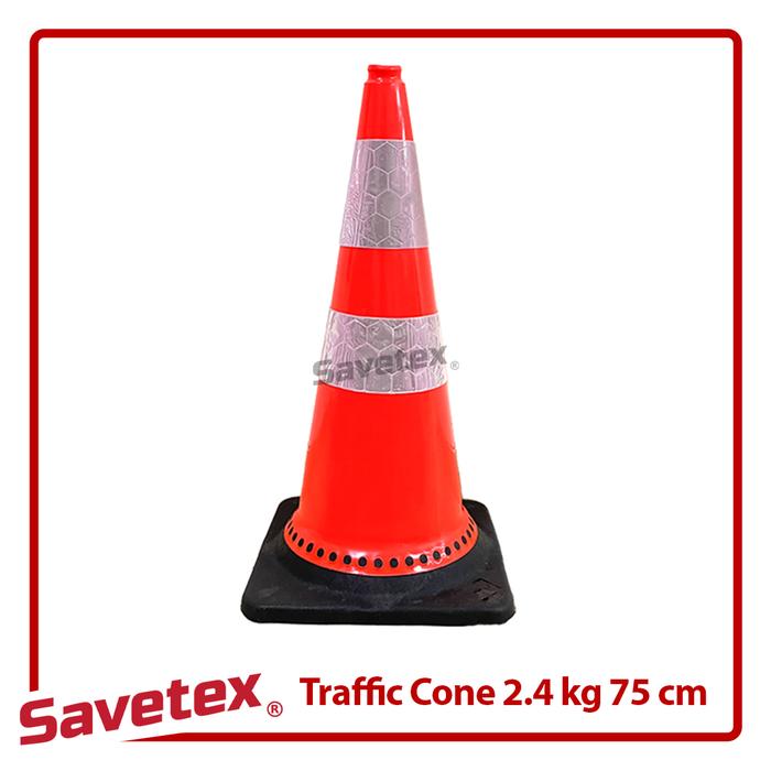 Jual Traffic Cone 75 Cm / Kerucut Lalu Lintas Bawah Putih - Kab ...