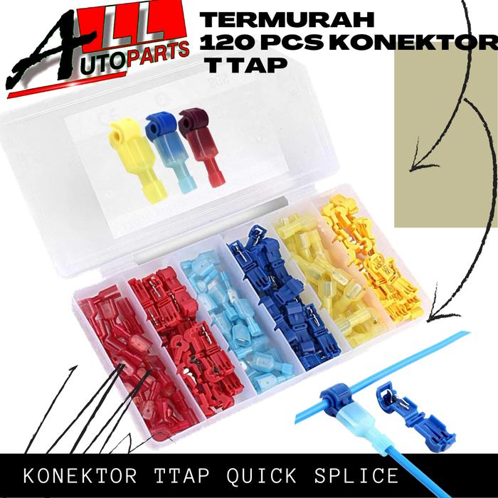Jual Konektor T TAP Connector Quick Splice Wire Konektor Kabel Cepat ...