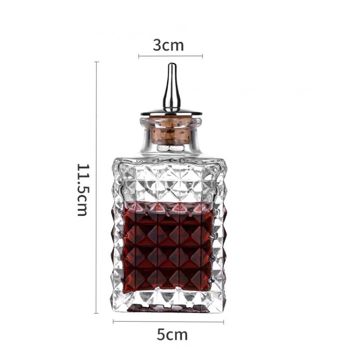 Jual Bitter Bottle w/ Stainless Steel Dasher Top | Botol Cocktail ...