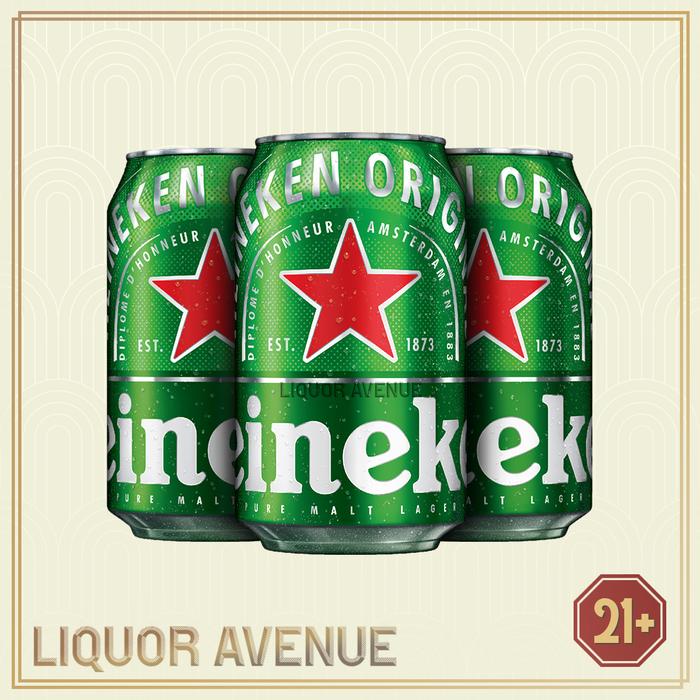 Jual HEINEKEN Pure Malt Lager Beer Can Bir Kaleng 320ml - 3 Kaleng - Jakarta Utara - Liquor ...