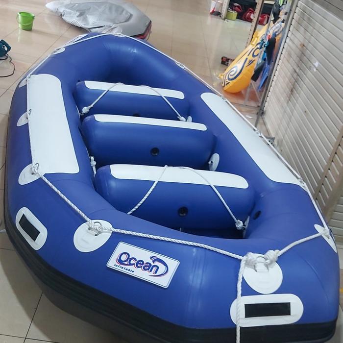 Jual PERAHU KARET RESCUE ARUNG JERAM 390 8 ORANG PEREKATAN WELDING ...