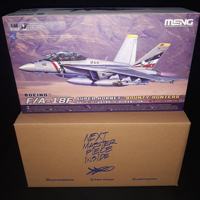 Jual Model Kit Meng 1/48 F/A-18F Super Hornet Bounty Hunters - Jakarta ...