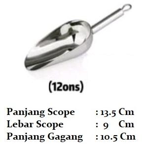 Jual Sendok Es Batu Sekop Serokan Skop Es Batu Beras Tepung Stainless ...