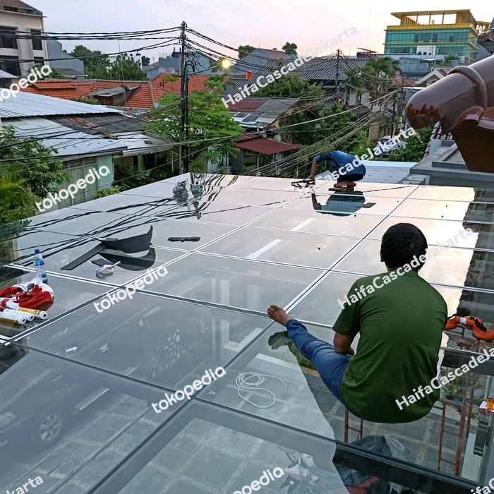 Jual kAnoPi kAcA TemPereD Atap Canopy kAcA RanGKa KAcA TemPereD 10mm ...